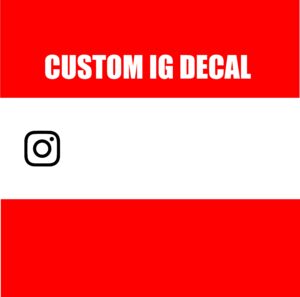 CUSTOM IG HANDLE